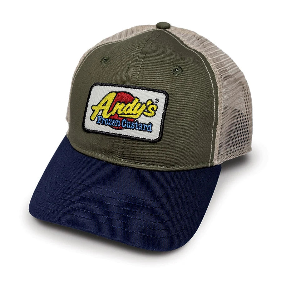 Andys patch trucker hat-uniform hat – Andy's Frozen Custard Shop