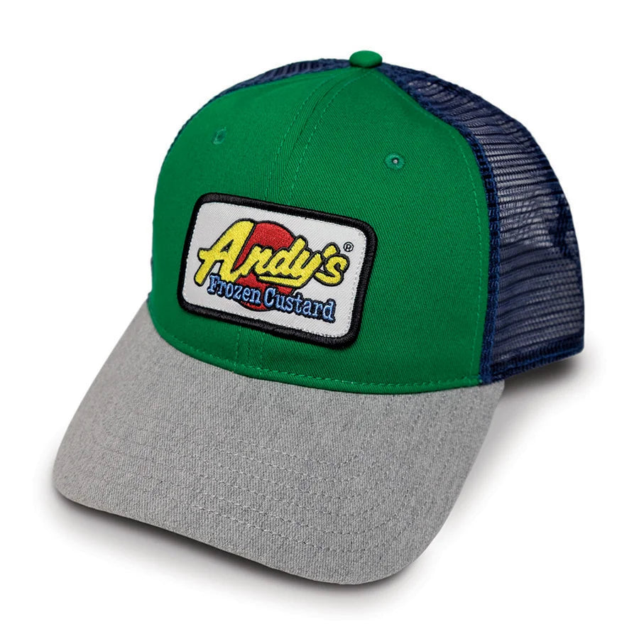Andys patch trucker hat-uniform hat – Andy's Frozen Custard Shop