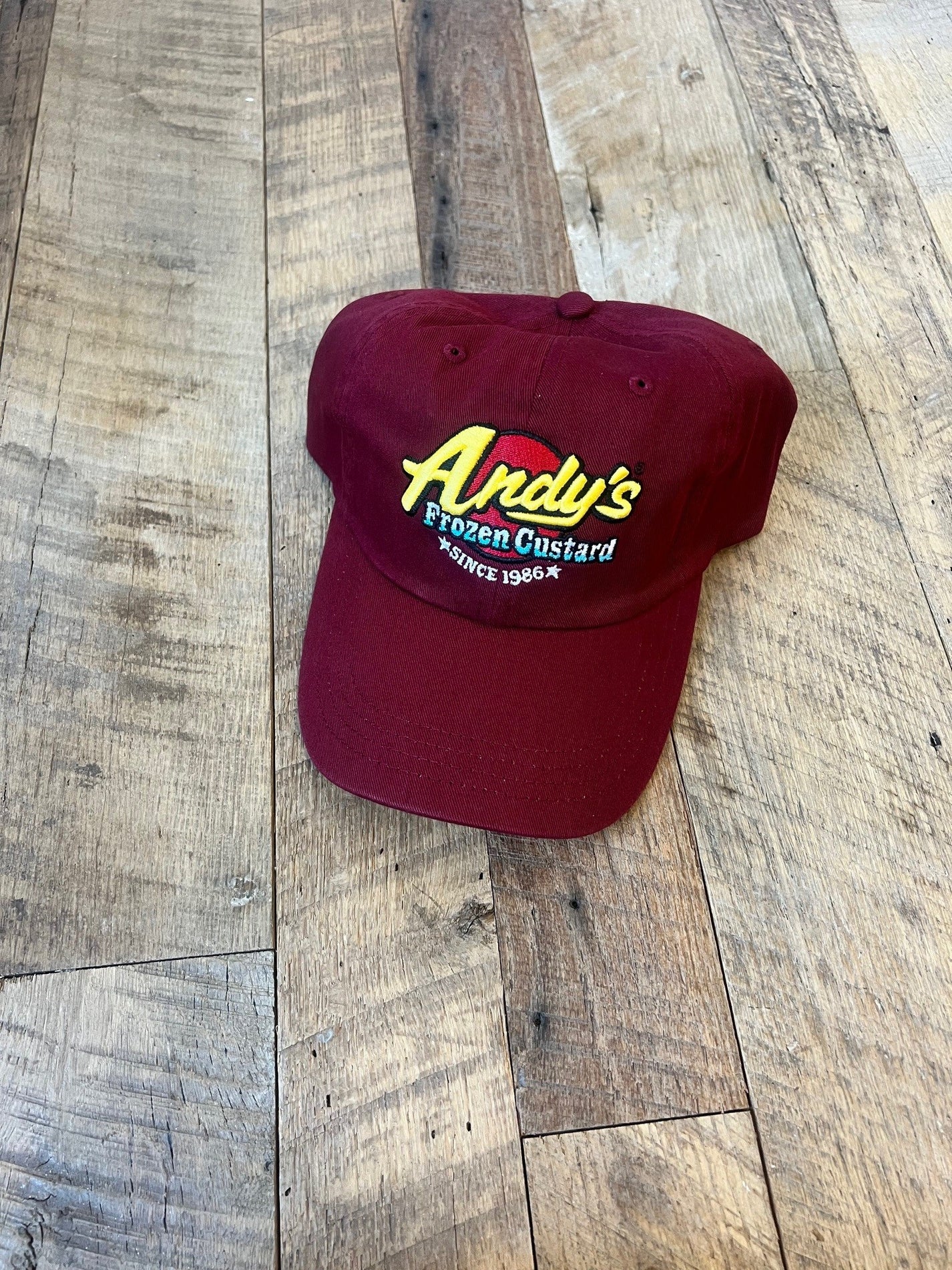 Andys ball logo hat-uniform hat – Andy's Frozen Custard Shop